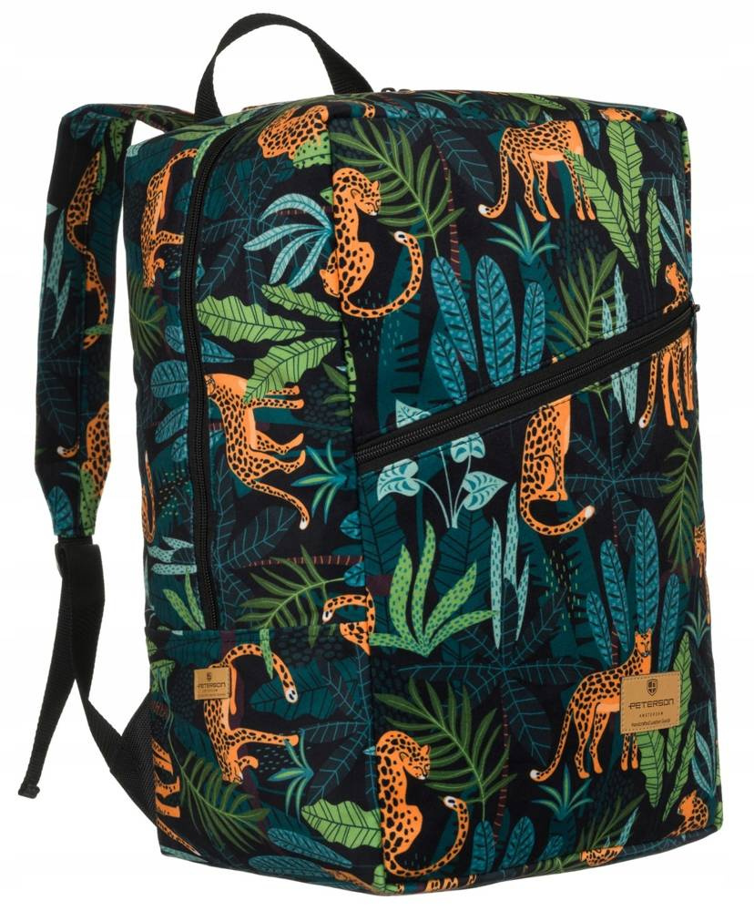 Full printed backpack PETERSON PTN PLEC-03 multicolor || Dark green ...