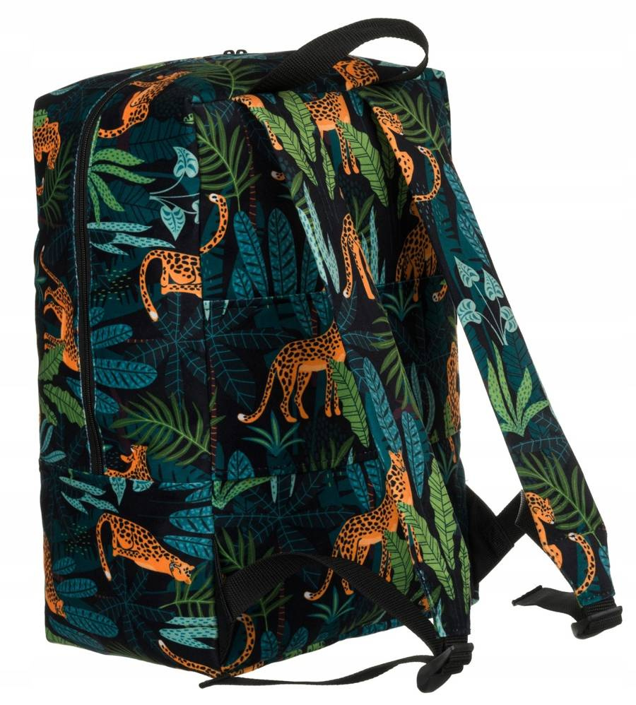 Full printed backpack PETERSON PTN PLEC-03 multicolor || Dark green ...