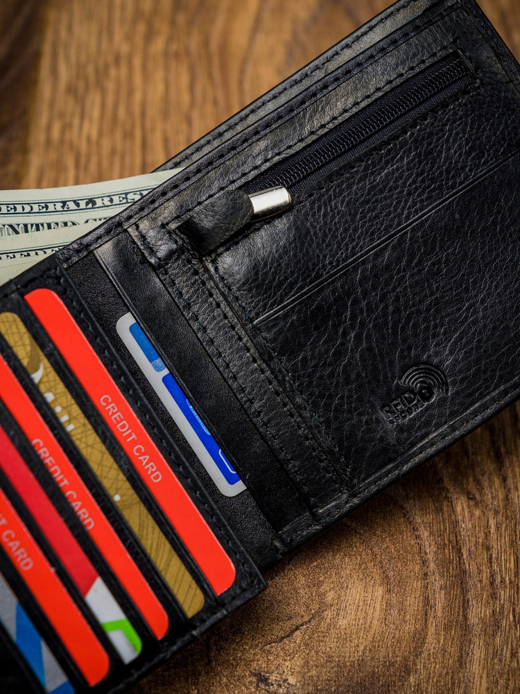 Leather wallet RFID RONALDO MR08-VTV | | Tytuł sklepu zmienisz w dziale ...