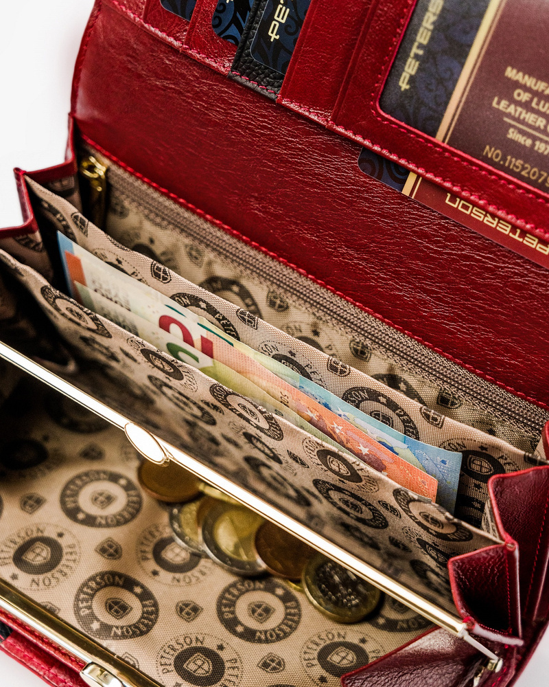 Leather women wallet PETERSON PTN MC-490 | | Tytuł sklepu zmienisz w ...