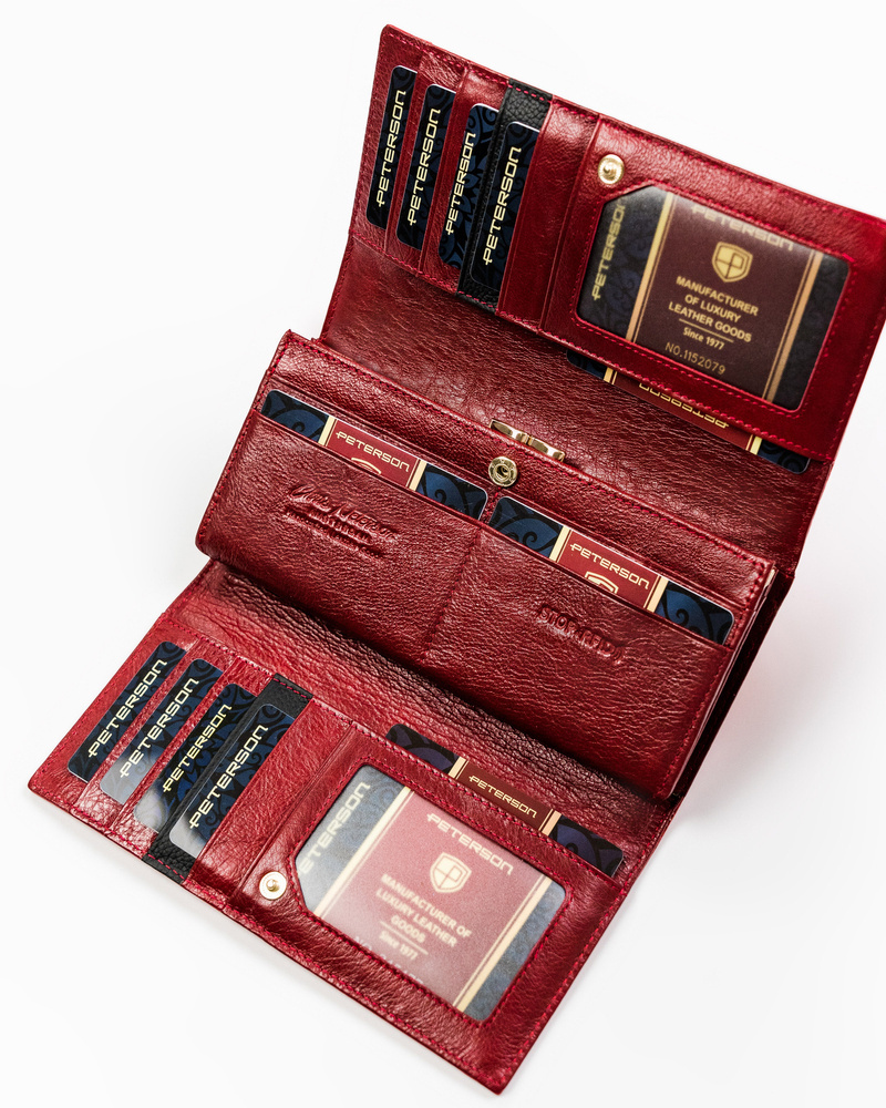 Leather women wallet PETERSON PTN MC-490 | | Tytuł sklepu zmienisz w ...