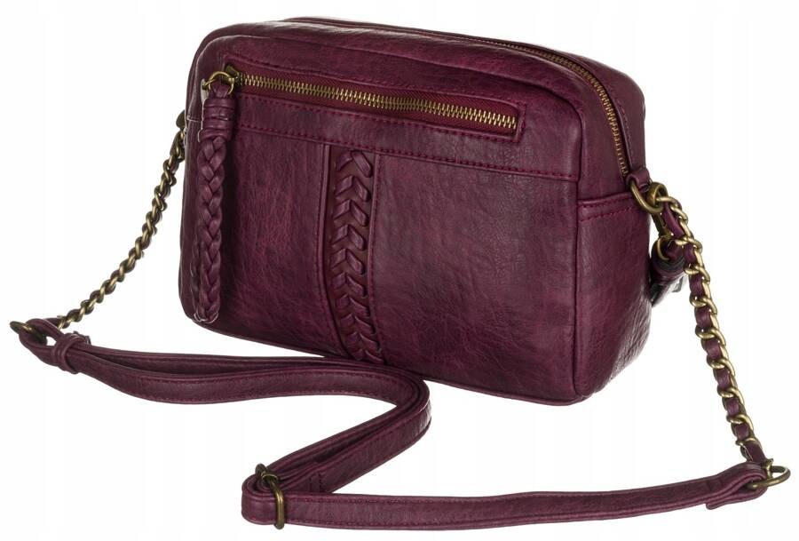 Leatherette bag LULUCASTAGNETTE URBISE Burgundy | | Tytuł sklepu ...