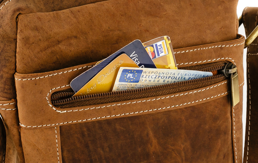 Torba skórzana 250587-MH TAN Light brown | | Tytuł sklepu zmienisz w ...