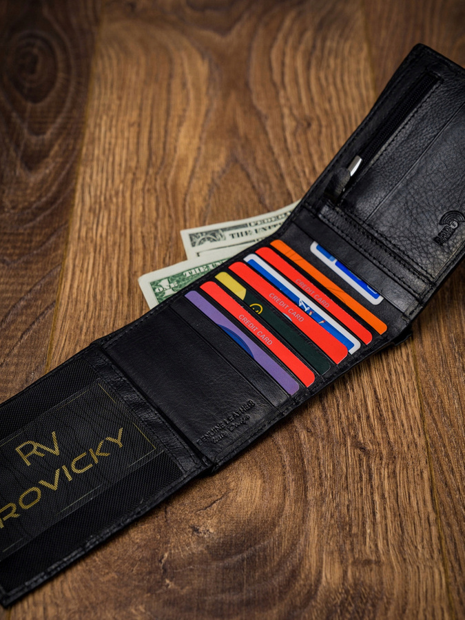 Leather wallet RFID RONALDO MR08-VTV | | Tytuł sklepu zmienisz w dziale ...